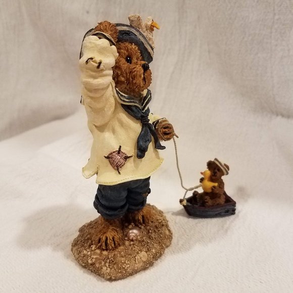 Boyds Bears | Accents | Boyds Bear With Small Bear In Boat Figurine ...